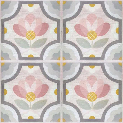 Blush Blossom Peel & Stick Decorative Floor Decals – Mirth Studio