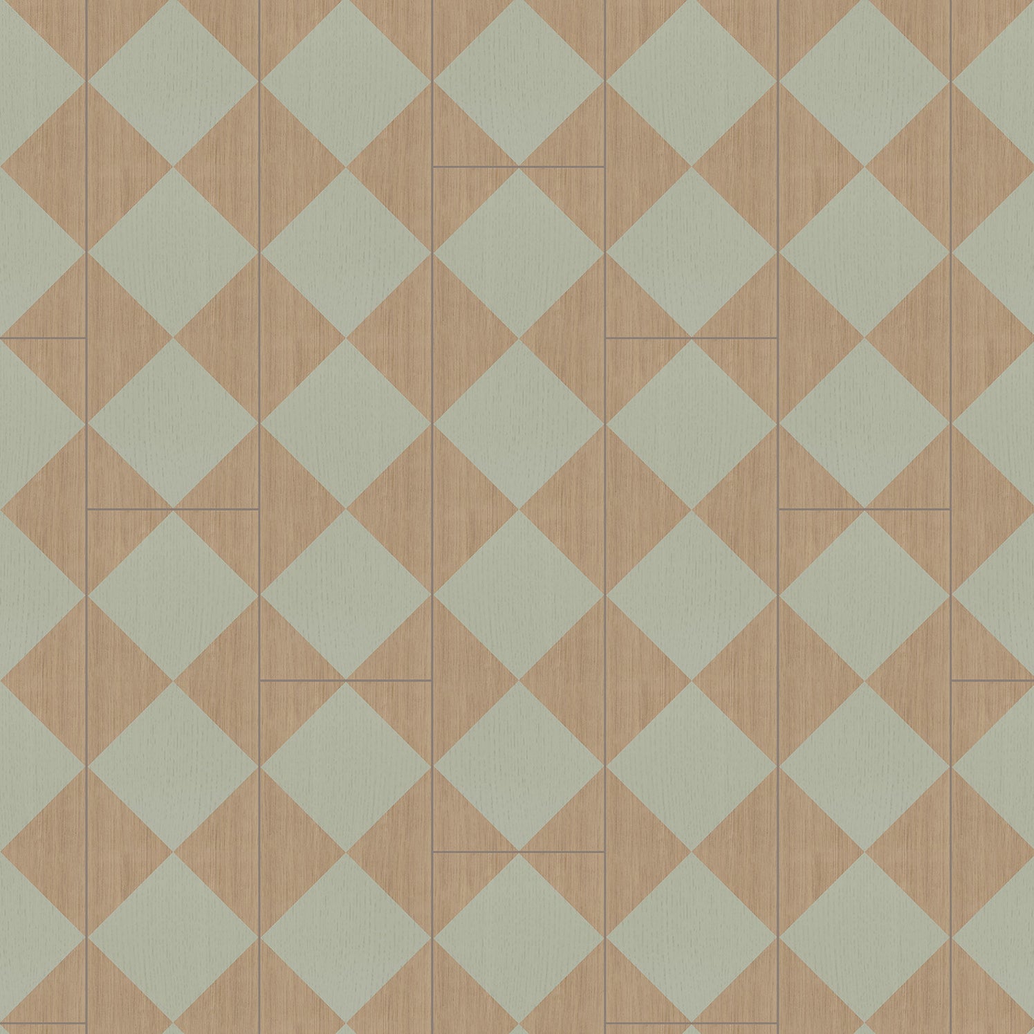 Mint Diamond Checkerboard Hardwood | Mirth Studio