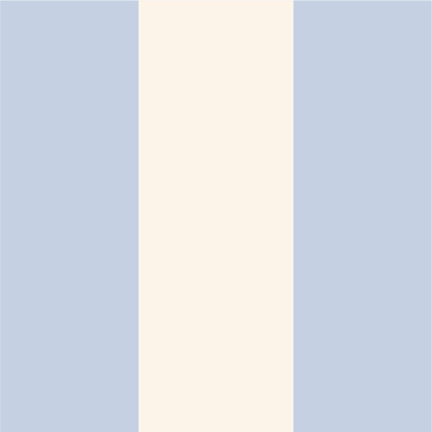 Cabana Strip C3 | Blue & White Striped Wallpaper | Mirth Studio