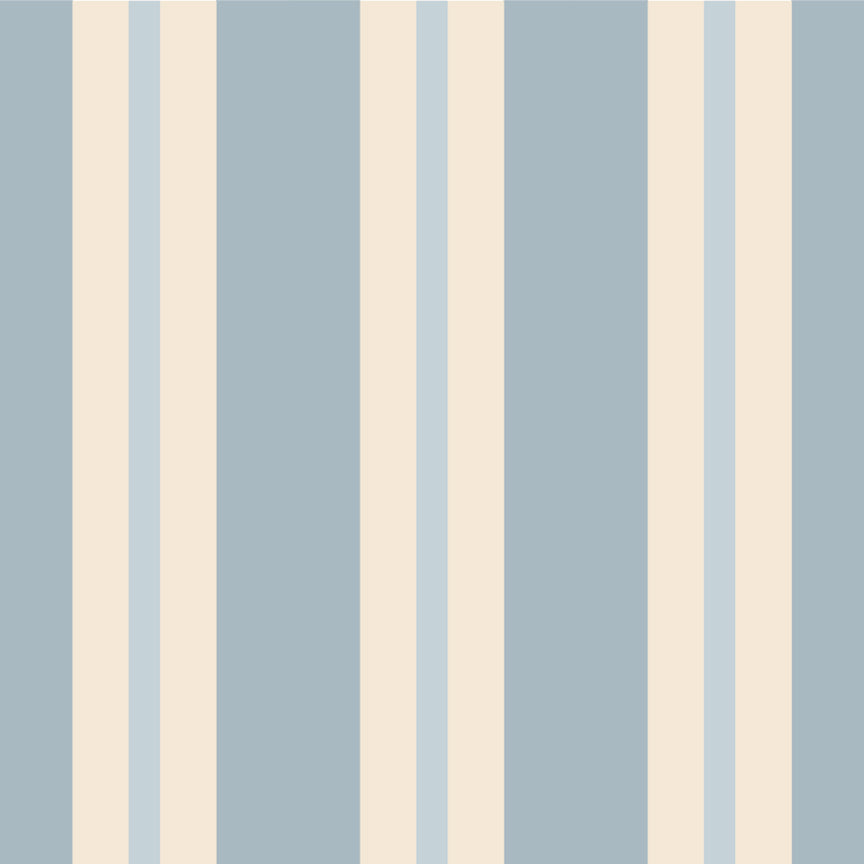 Striped Wallpaper | Tented Inspired Rooms | Mirth Studio