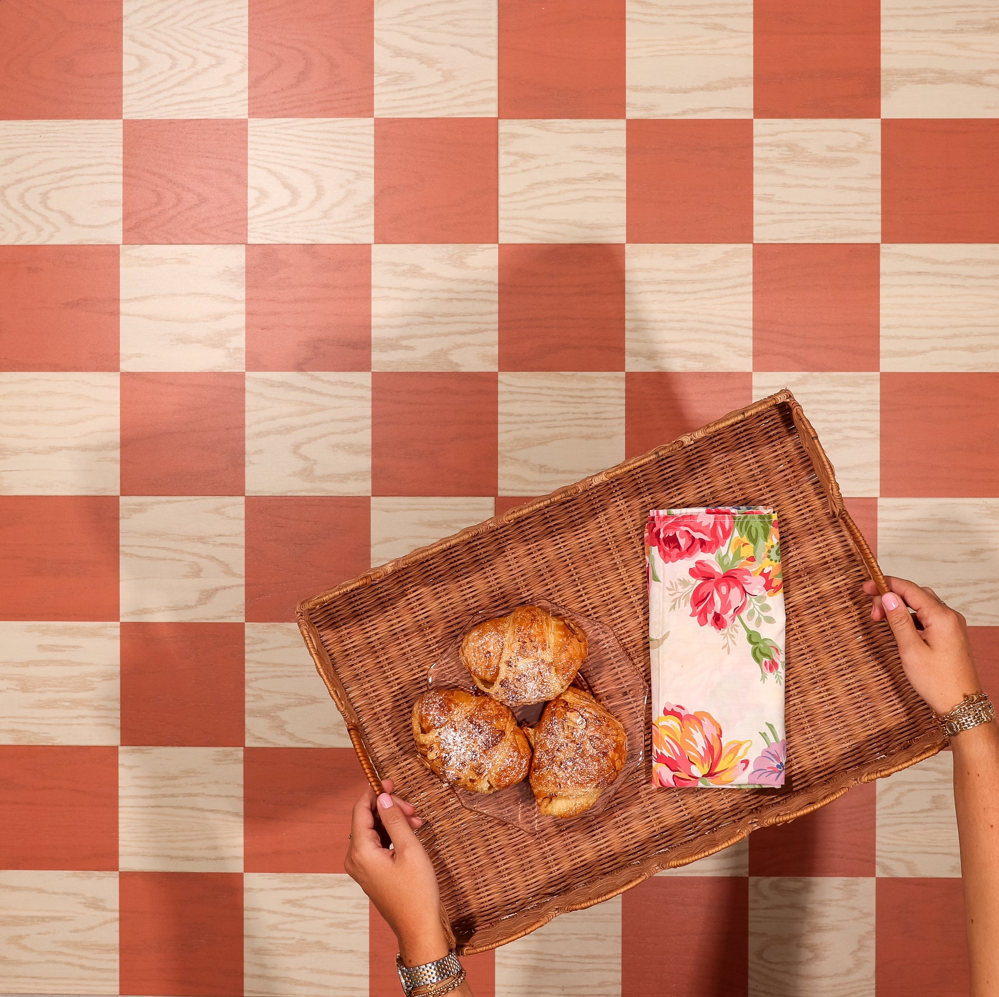 Vintage Red Mini Check | Samples | Mirth Studio