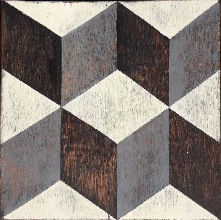 Tumbling Blocks Hardwood Planks | Mirth Studio